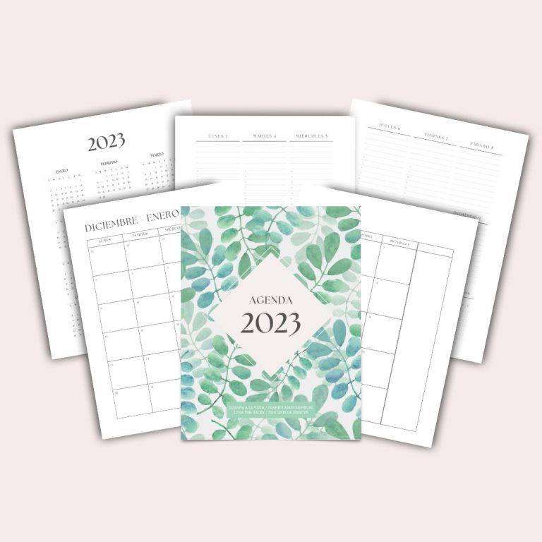 Agendas y Planners Imprimibles | Vida Imprimible